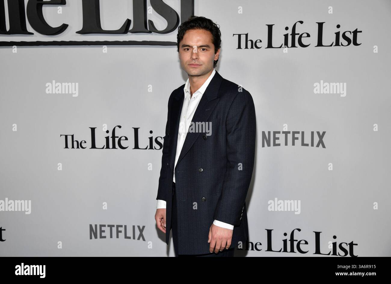Sebastian De Souza attends the premiere of Netflix's "The Life List" at ...