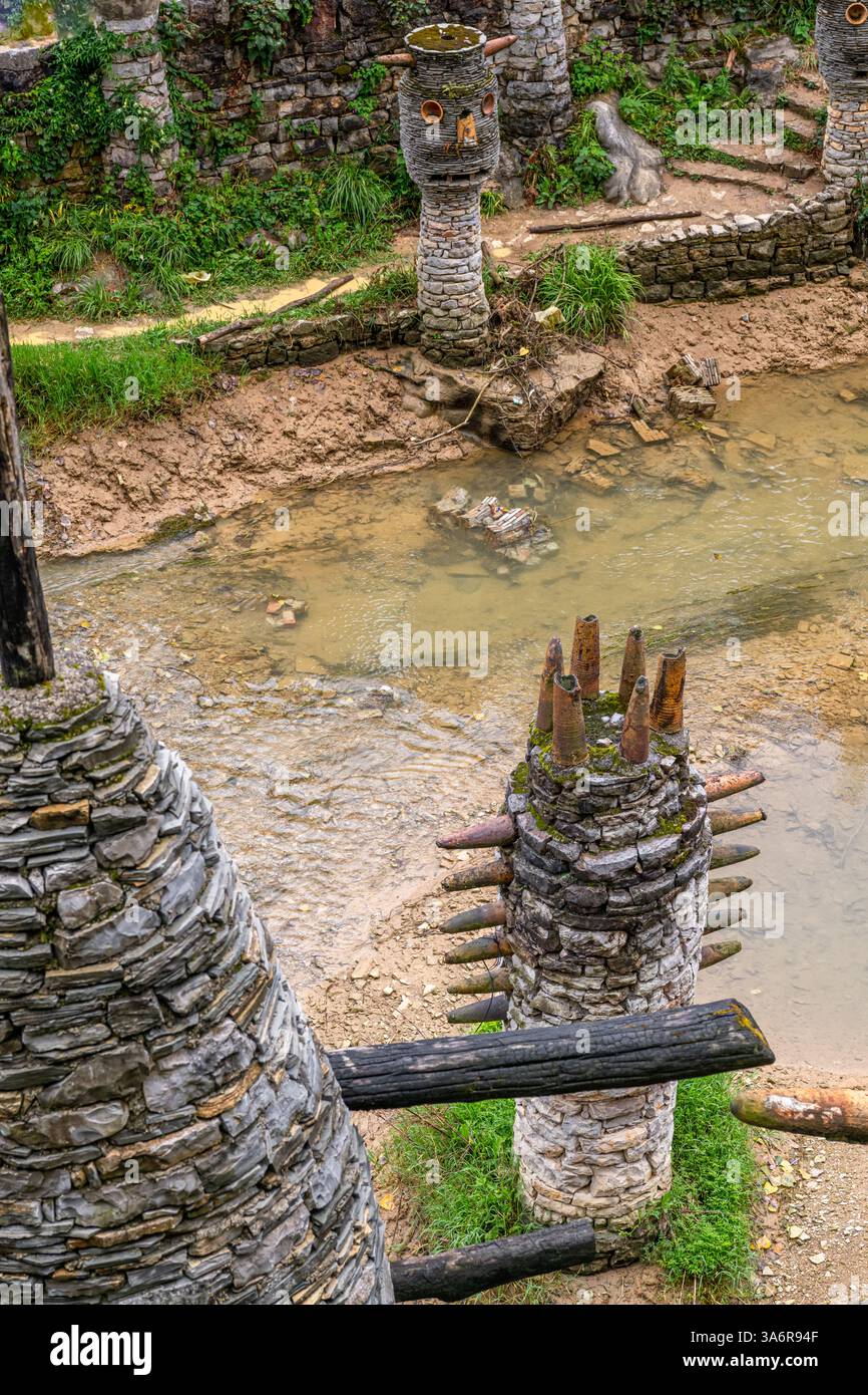 GUIZHOU, GUIYANG, CHINA, 16 AUGUST, 2022: Yelang Valley is located at ...