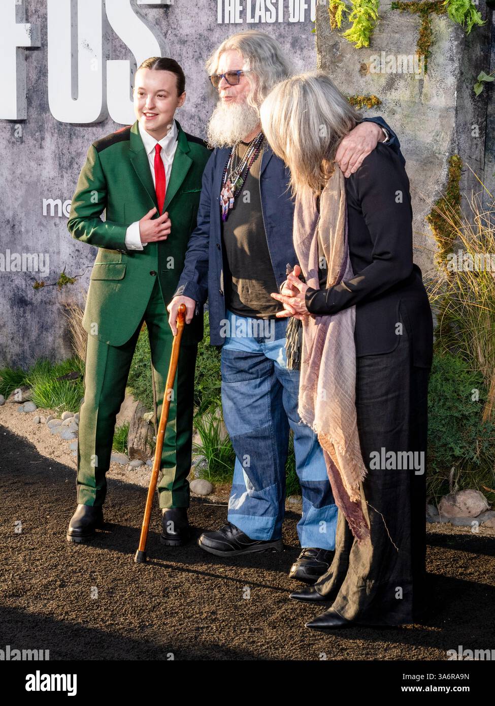 Hollywood, California, USA. 24th Mar, 2025. L-R) Bella Ramsey, Gustavo ...