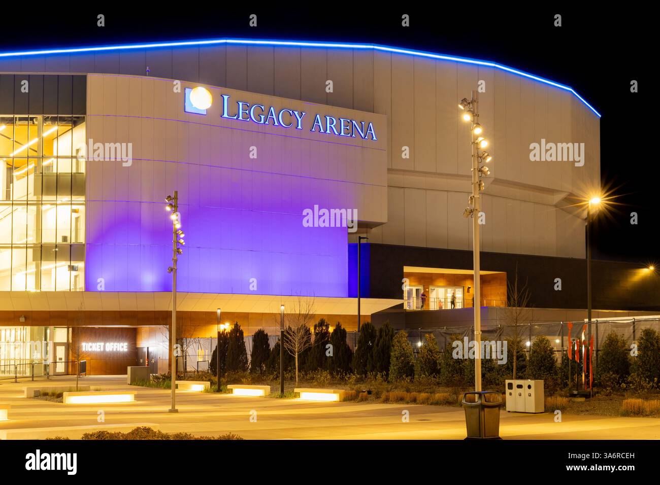 Birmingham, AL - March 22, 2025: Legacy Arena is a multi-purpose ...