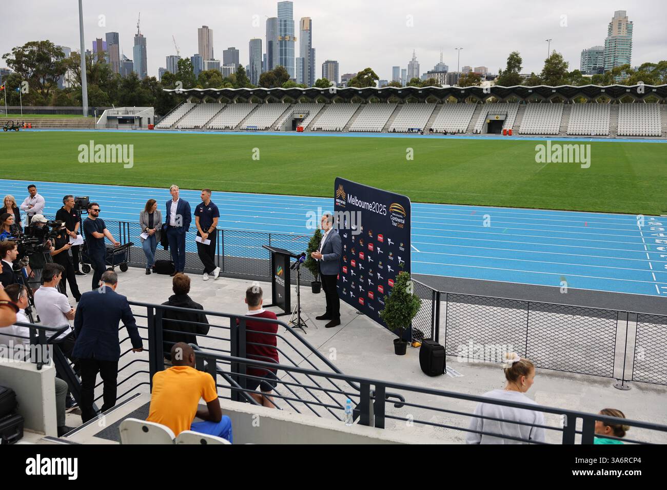 Melbourne, Australia. 26th Mar, 2025. Minister for Tourism, Sport and ...