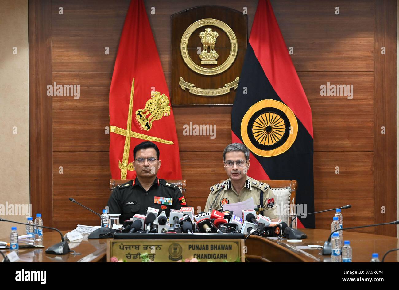 India. 25th Mar, 2025. CHANDIGARH, INDIA - MARCH 25: Chief of Staff ...