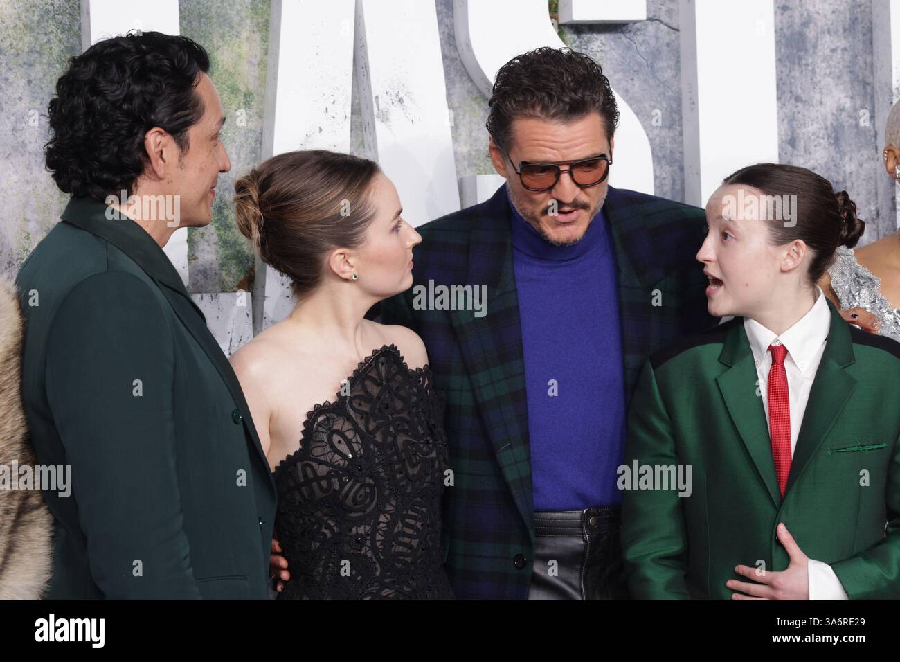 Los Angeles, USA. 25th Mar, 2025. Gabriel Luna, Kaitlyn Dever, Pedro ...