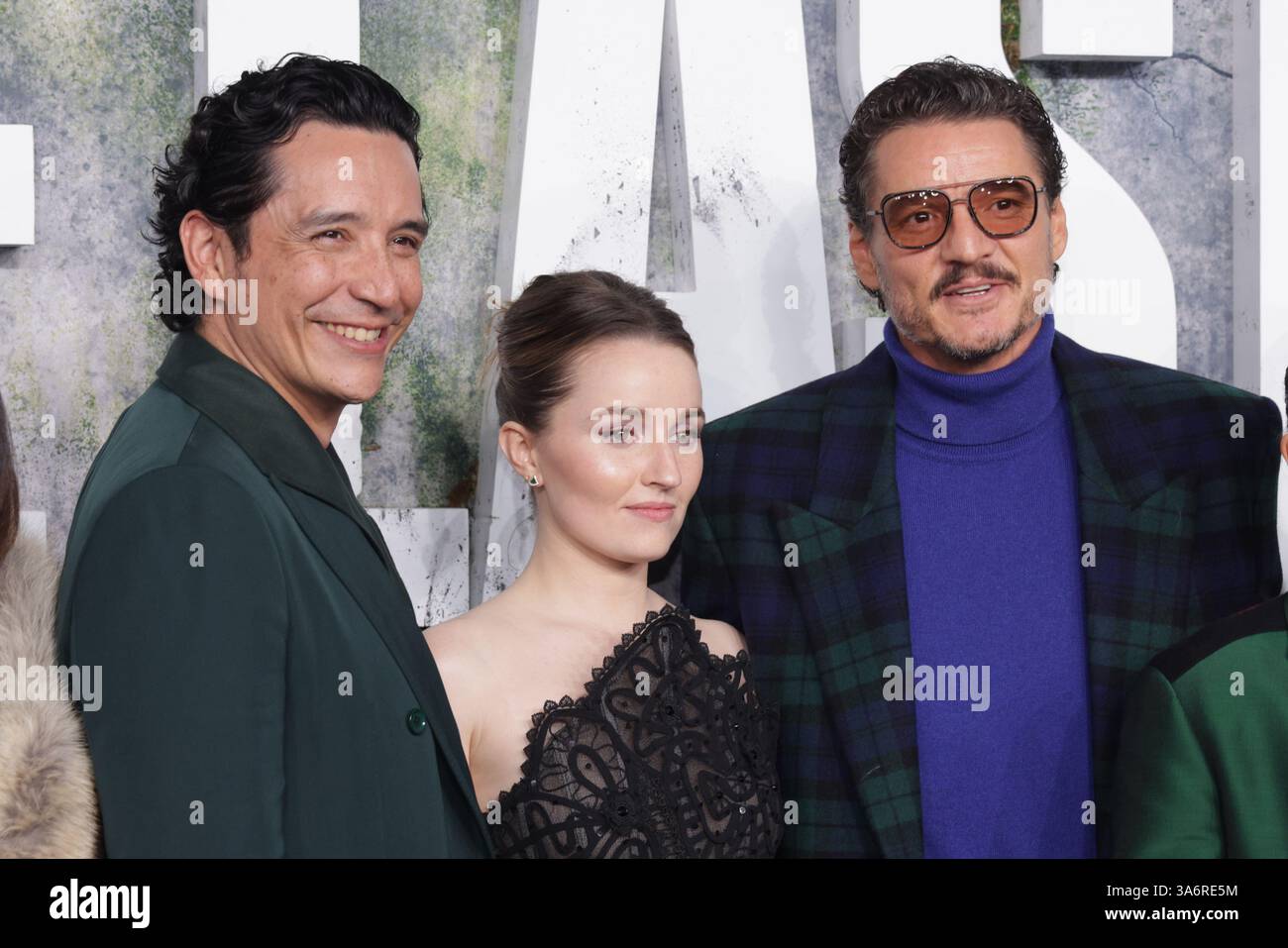 Los Angeles, USA. 25th Mar, 2025. Gabriel Luna, Kaitlyn Dever, and ...
