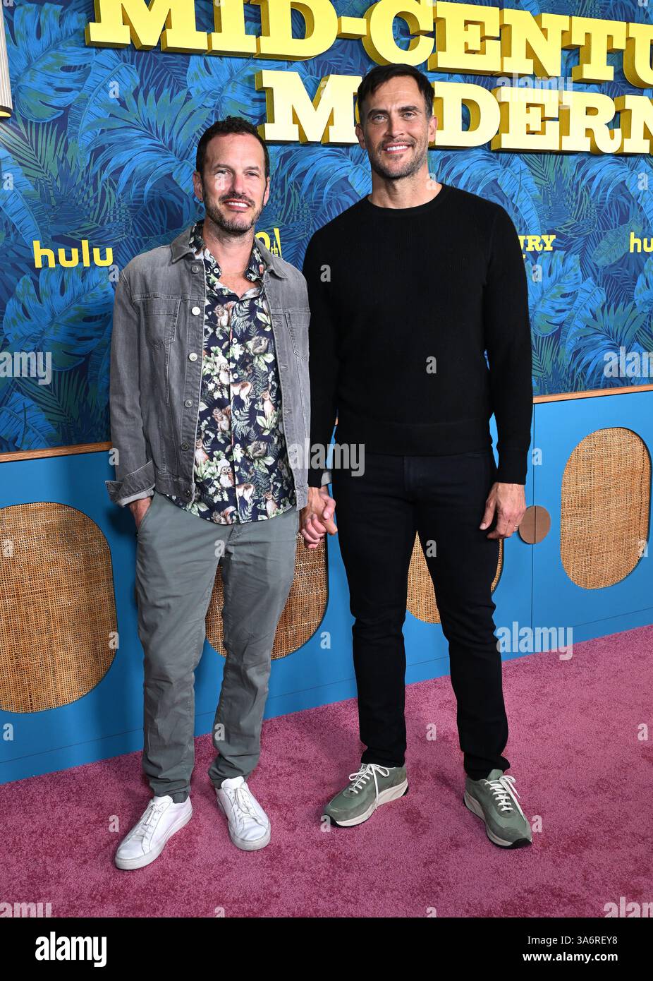 Los Angeles, USA. 25th Mar, 2025. Jason Landau and Cheyenne Jackson ...