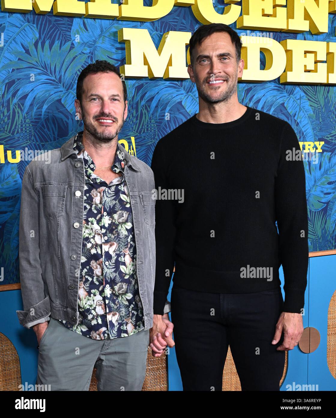 Los Angeles, USA. 25th Mar, 2025. Jason Landau and Cheyenne Jackson ...
