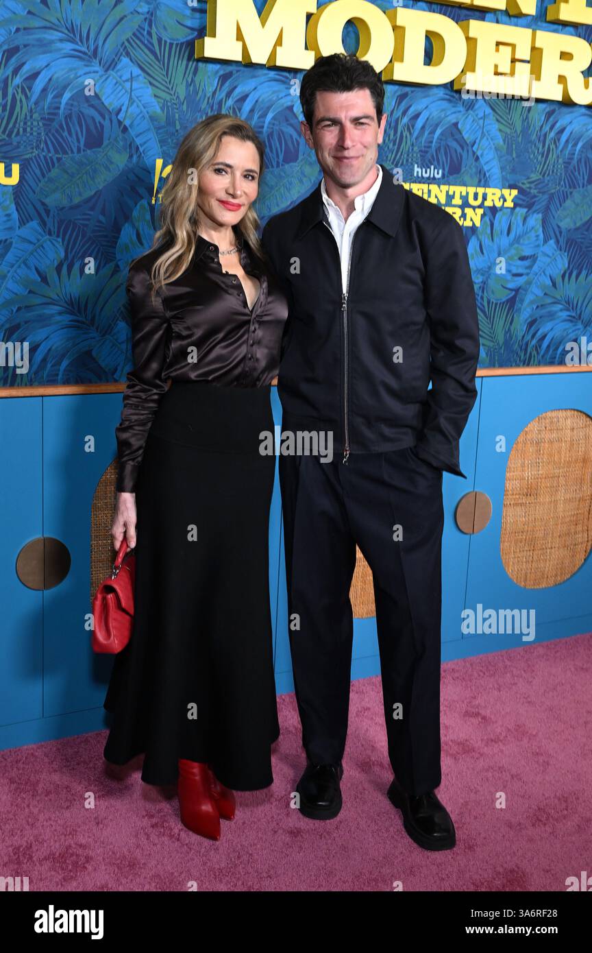 Los Angeles, USA. 25th Mar, 2025. Tess Sanchez and Max Greenfield ...