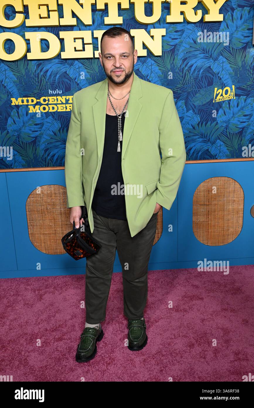 Los Angeles, USA. 25th Mar, 2025. Daniel Franzese arriving at the “Mid ...