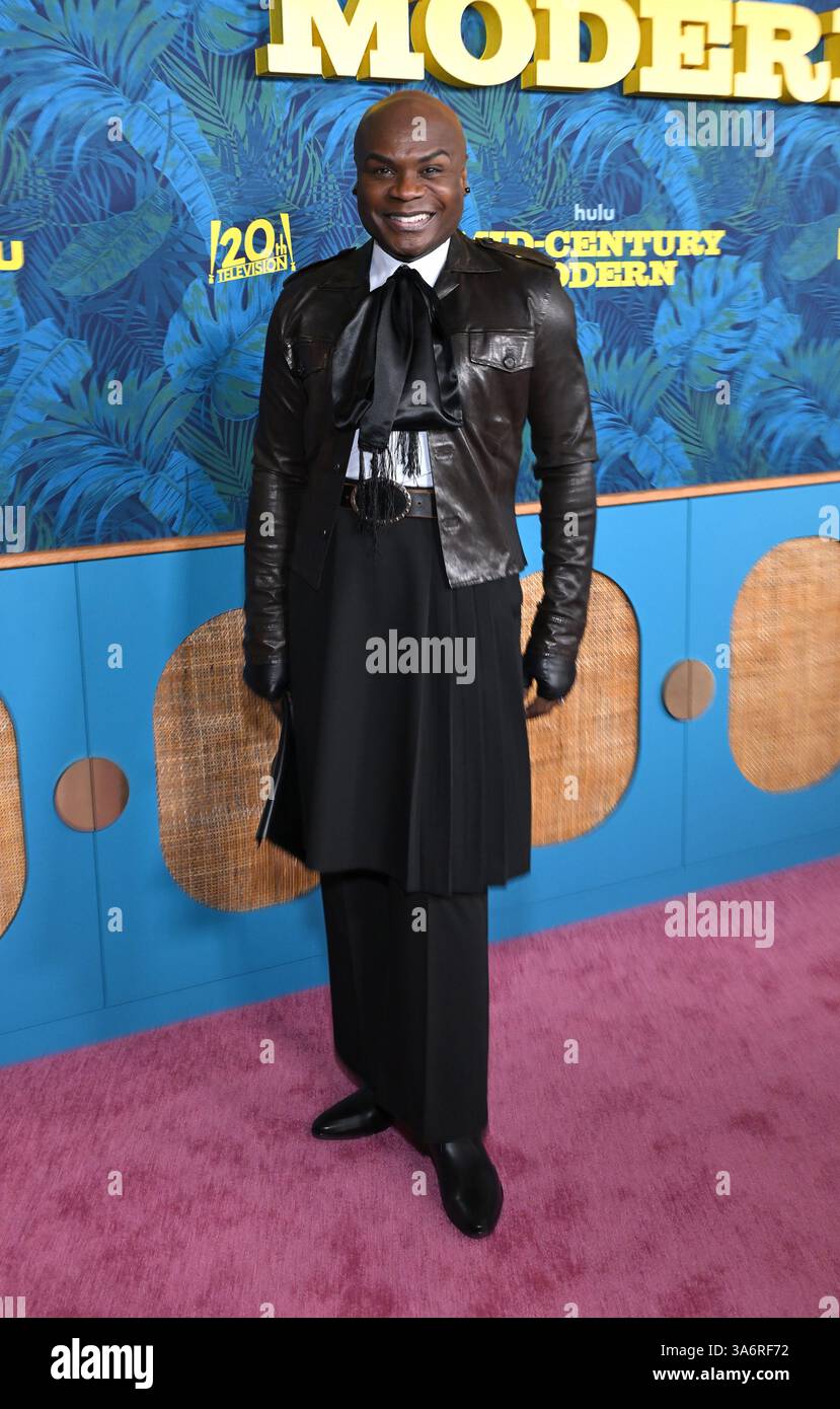 Nathan Lee Graham arriving at the “Mid-Century Modern” premiere held at ...