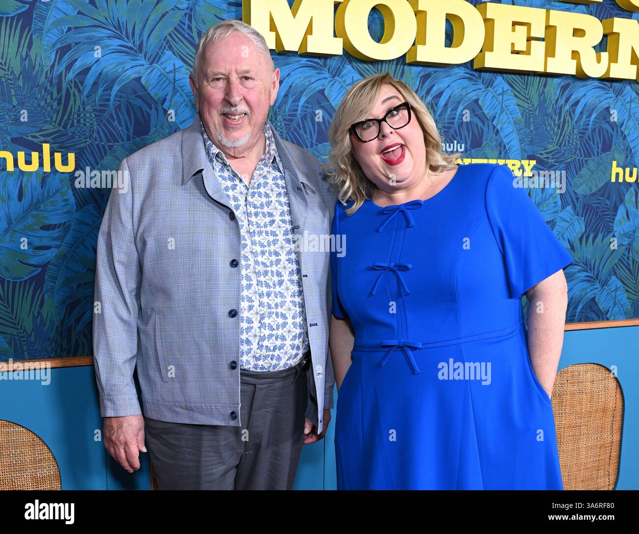 Harlan Moyer and Jaime Moyer arriving at the “Mid-Century Modern ...