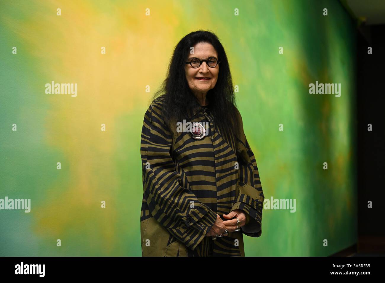 Melbourne, Australia. 26th Mar, 2025. Art Curator Judith Ryan poses for ...