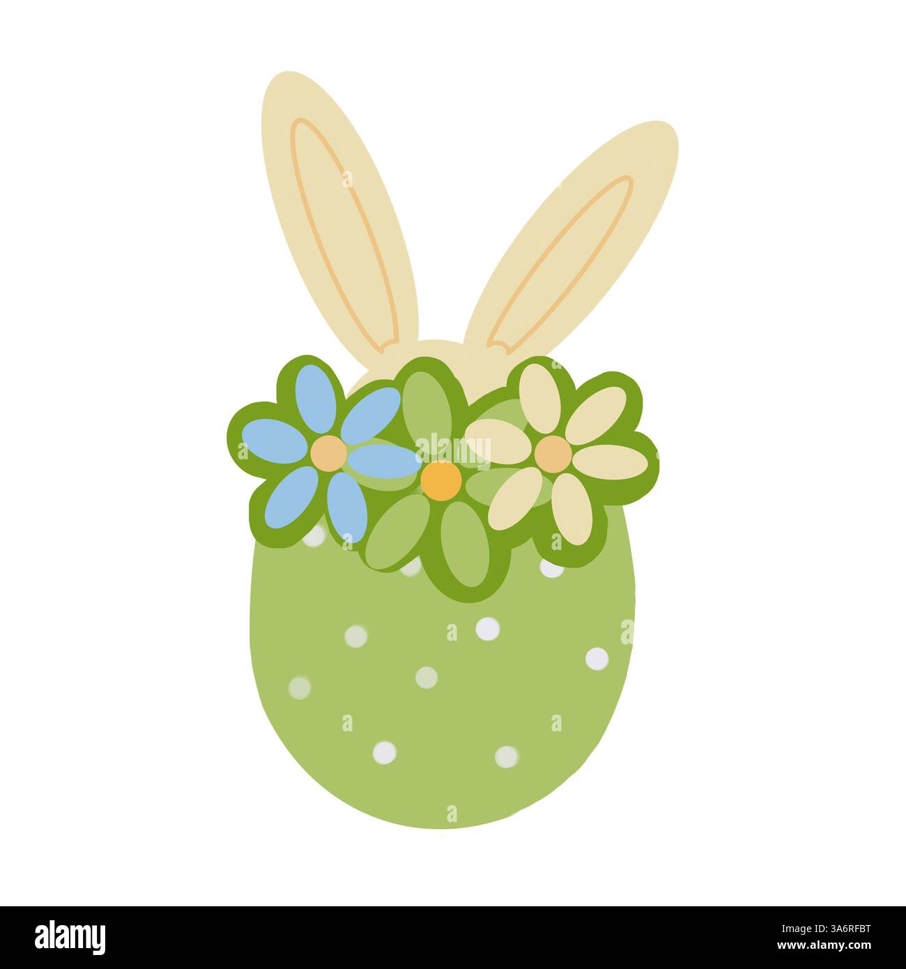 Easter eggs fabric bunny Cut Out Stock Images & Pictures - Alamy