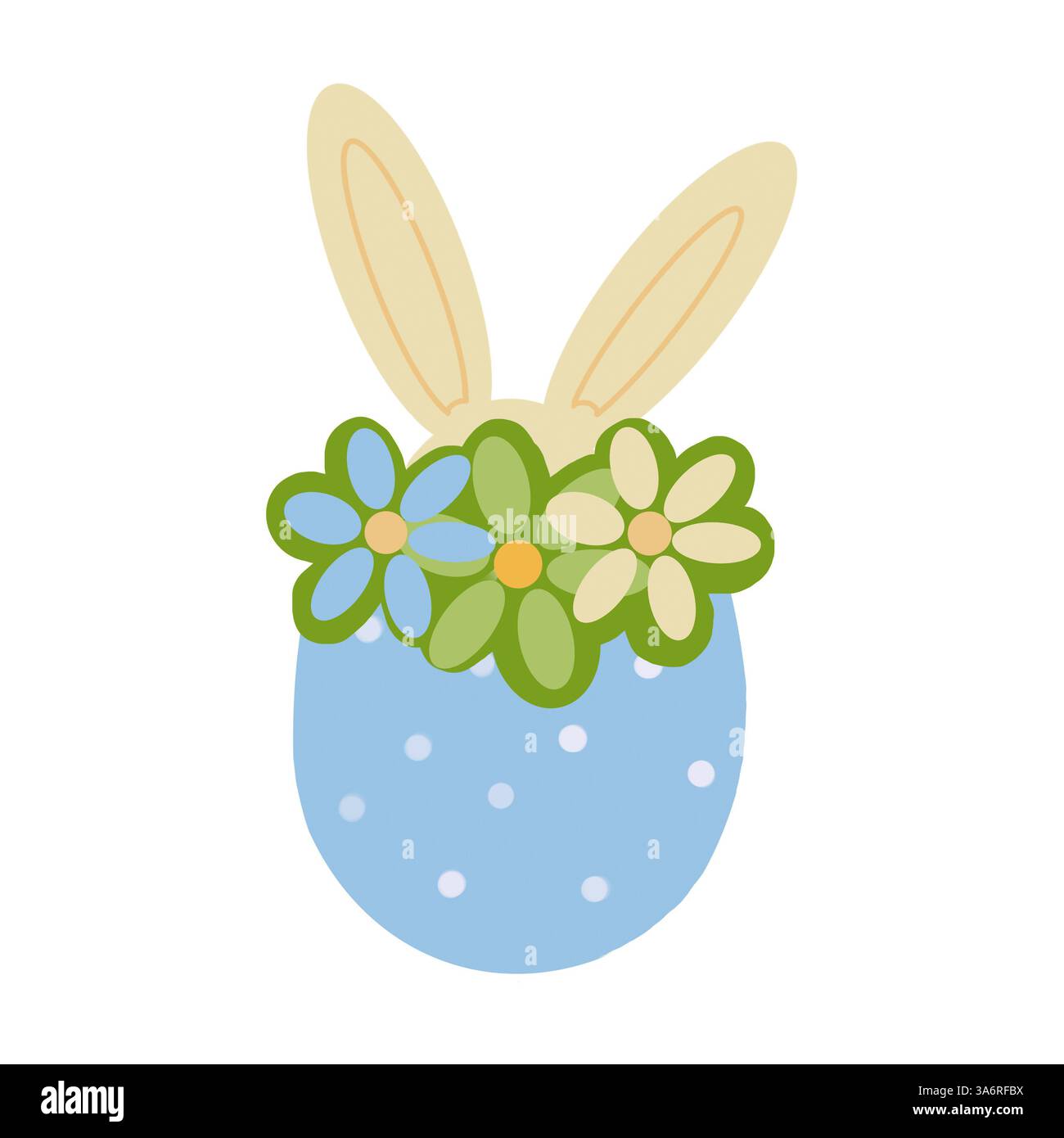 Easter eggs fabric bunny Cut Out Stock Images & Pictures - Alamy