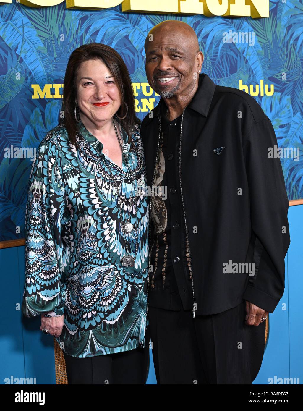 Los Angeles, USA. 25th Mar, 2025. Laura Pallas and William Stanford ...
