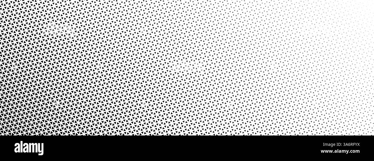 Triangle halftone gradient background. Geometric triangular tech ...