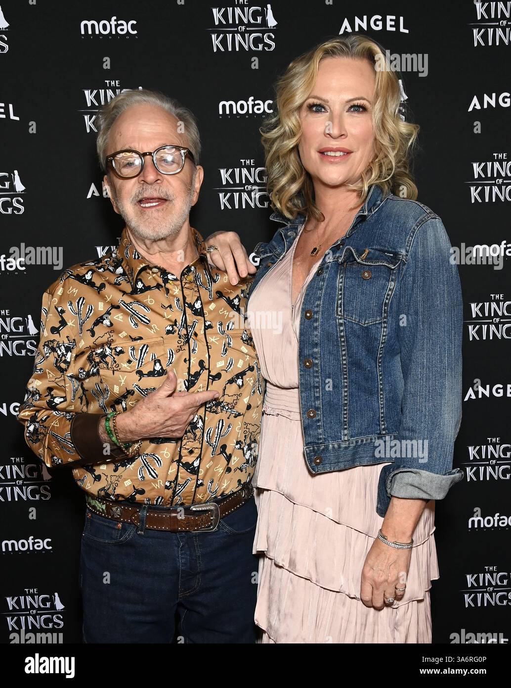 Jim Cummings and Margaret Judge arriving at “The King of Kings ...