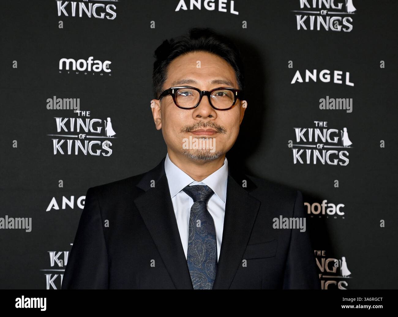 Franklin, USA. 25th Mar, 2025. Seong-ho "Jay" Jang arriving at “The King of Kings” premiere held ...