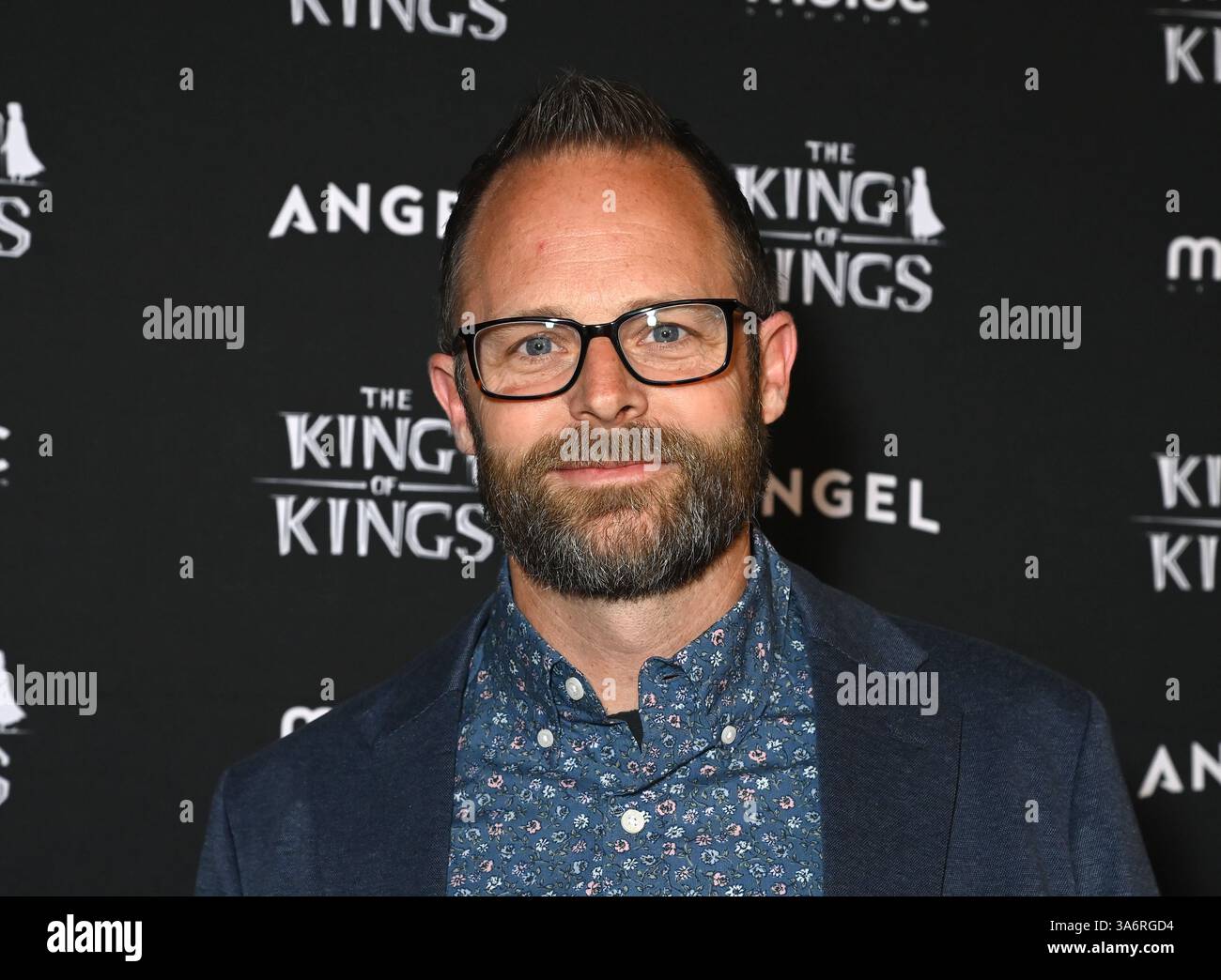 Chris Wall arriving at “The King of Kings” premiere held at AMC DINE-IN ...