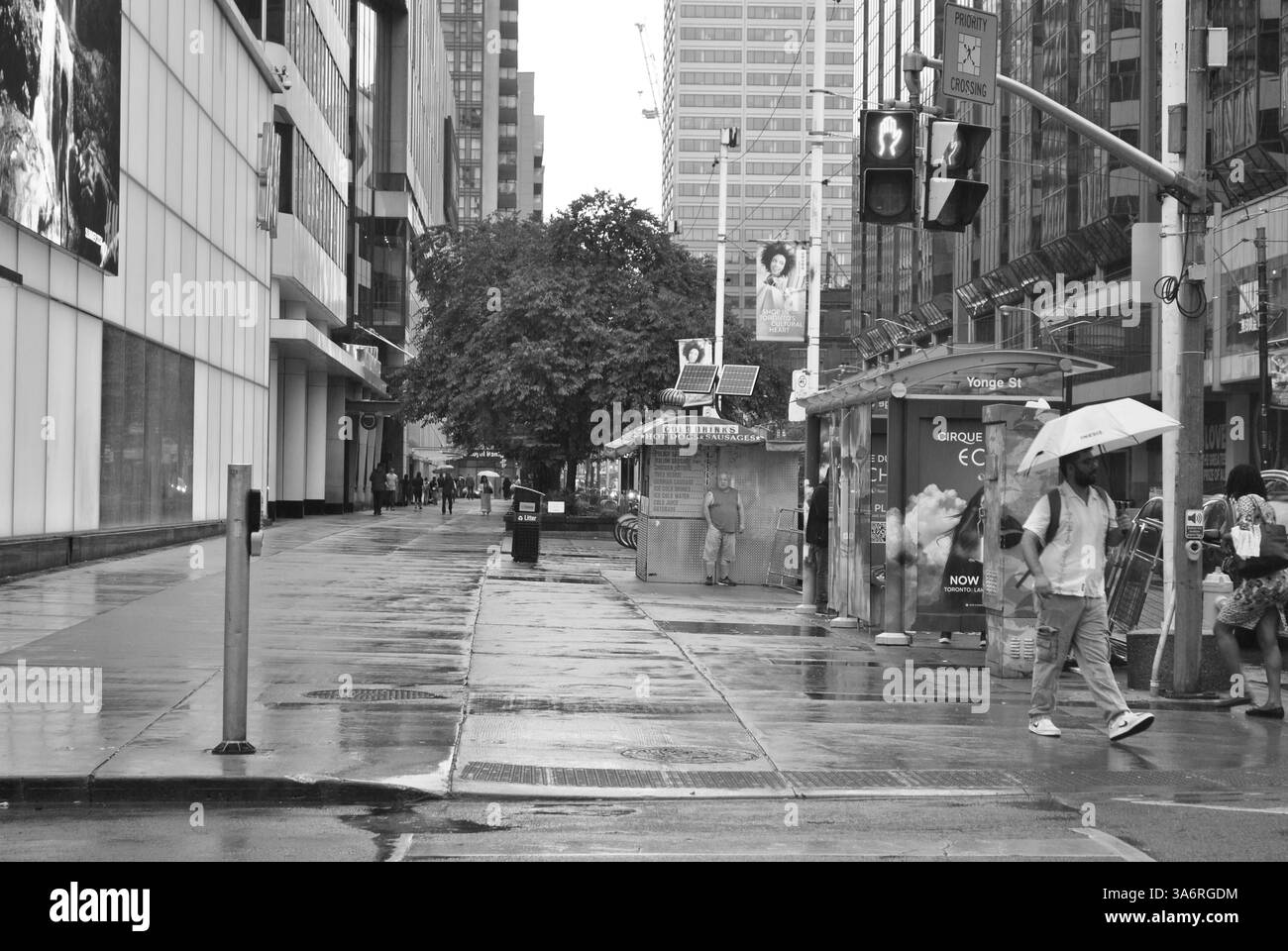 B&W Photograph of Downtown Toronto Stock Photo - Alamy