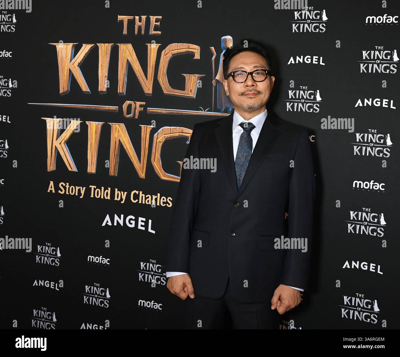 Franklin, USA. 25th Mar, 2025. Seong-ho "Jay" Jang arriving at “The King of Kings” premiere held ...