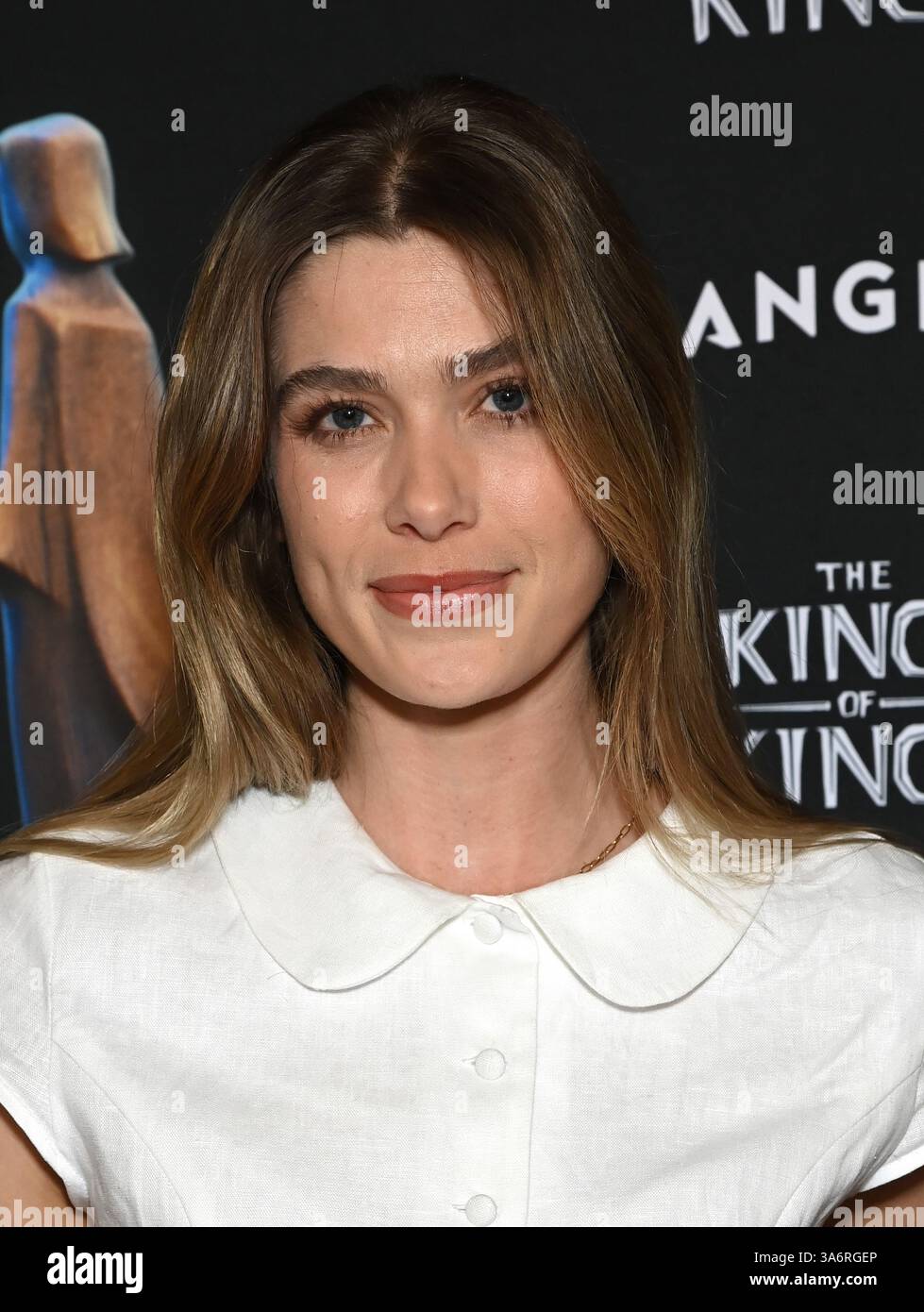 Franklin, USA. 25th Mar, 2025. Rose Reid arriving at “The King of Kings ...