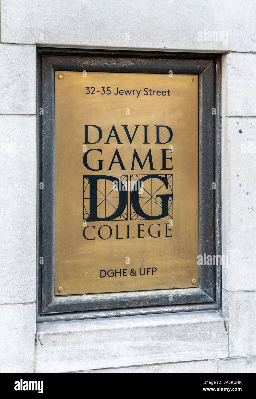 London, UK - March 24, 2024 : David Game College private school in ...