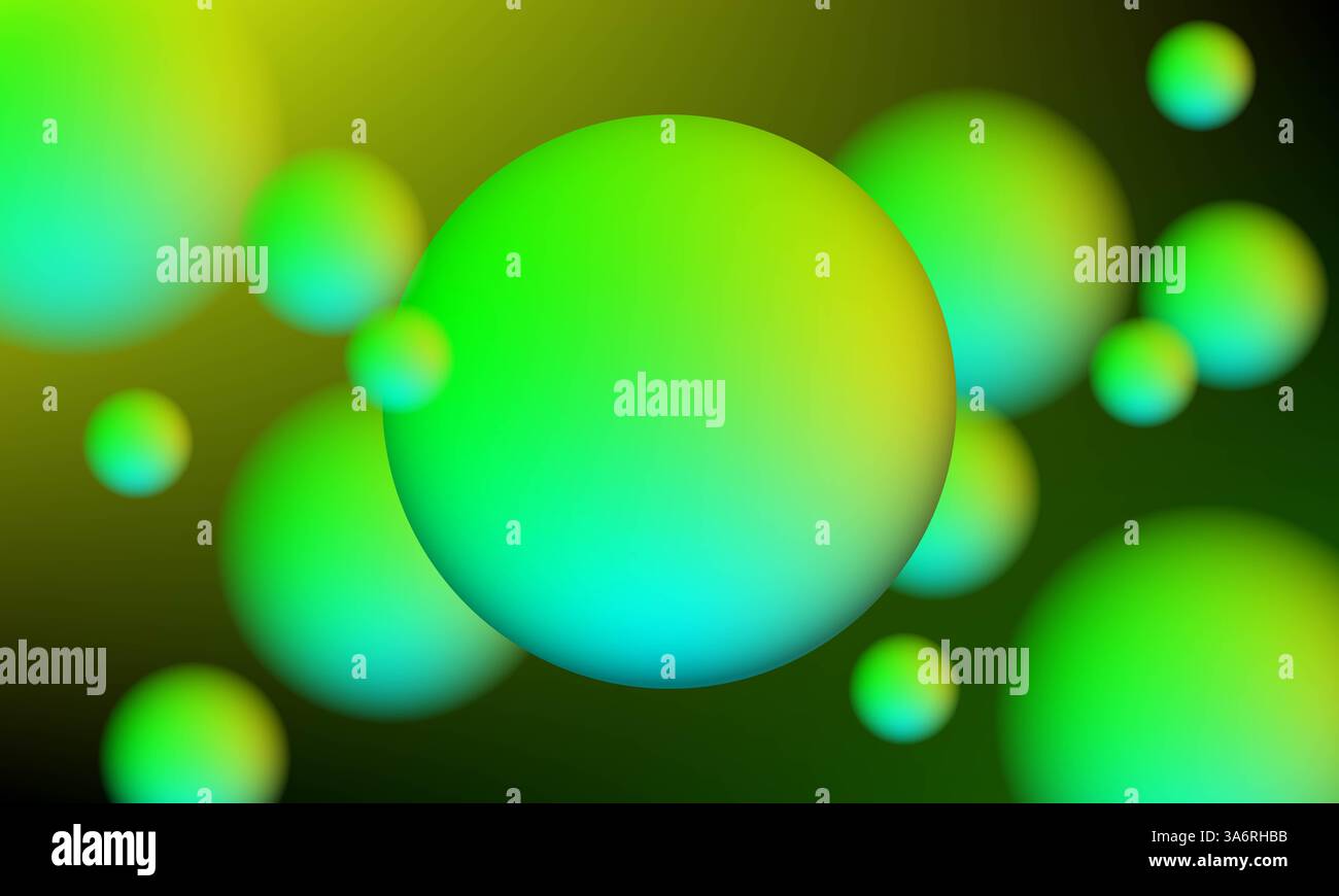 Color gradient round shape abstract background, abstract sphere shape ...