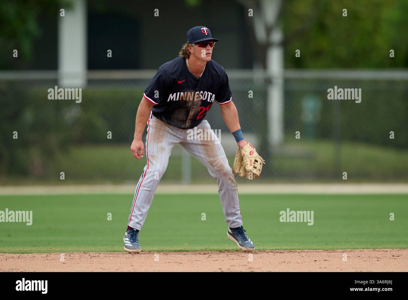 Minnesota Twins second baseman Luke Keaschall (23) during an MiLB ...