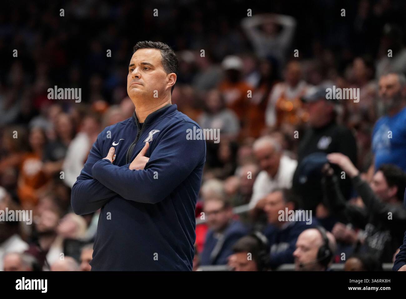 Xavier head coach Sean Miller looks on during a First Four college ...