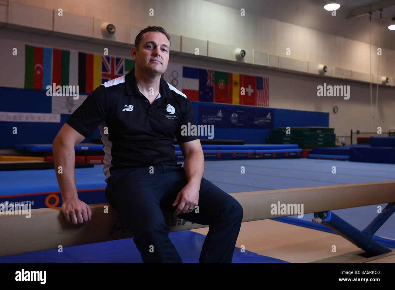 Gymnastics Queensland CEO Chris Rushton poses for a photo after ...