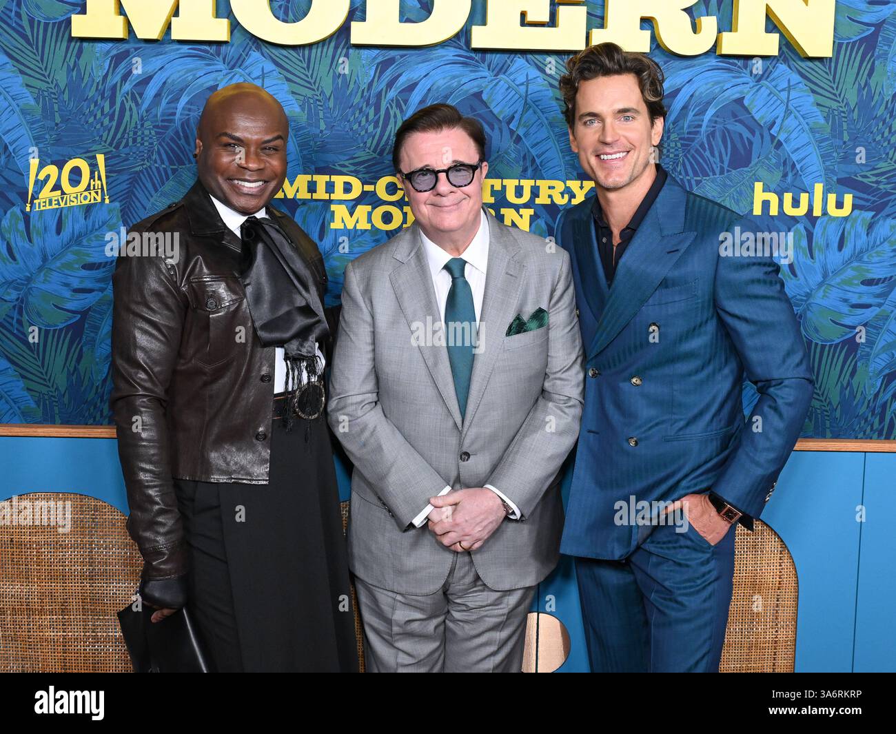Los Angeles, USA. 25th Mar, 2025. Nathan Lee Graham, Nathan Lane and Matt Bomer arriving at the ...
