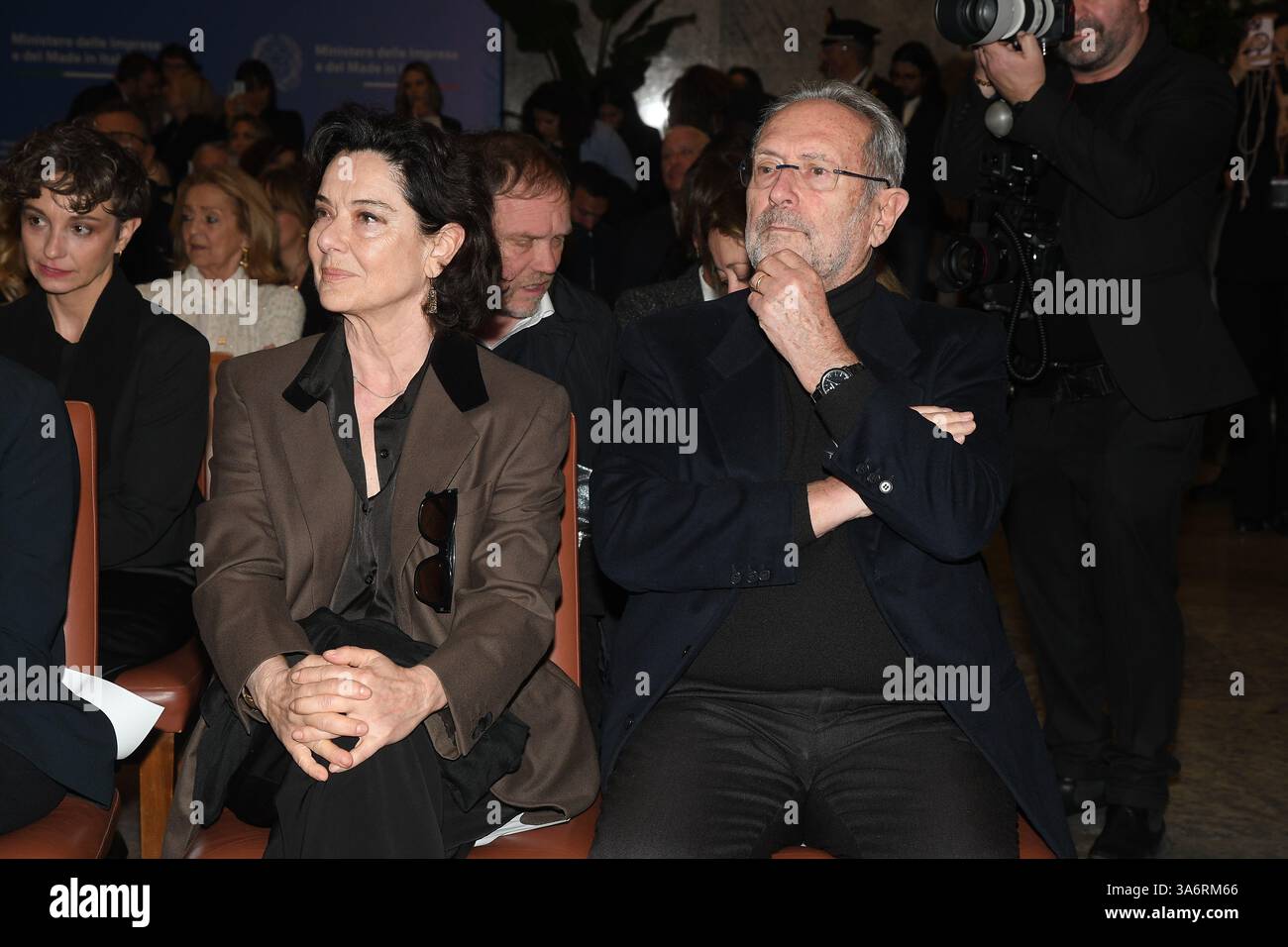 Rome, Italy. 26th Mar, 2025. Rome, Palazzo Piacentini Mimit Aphrodite ...