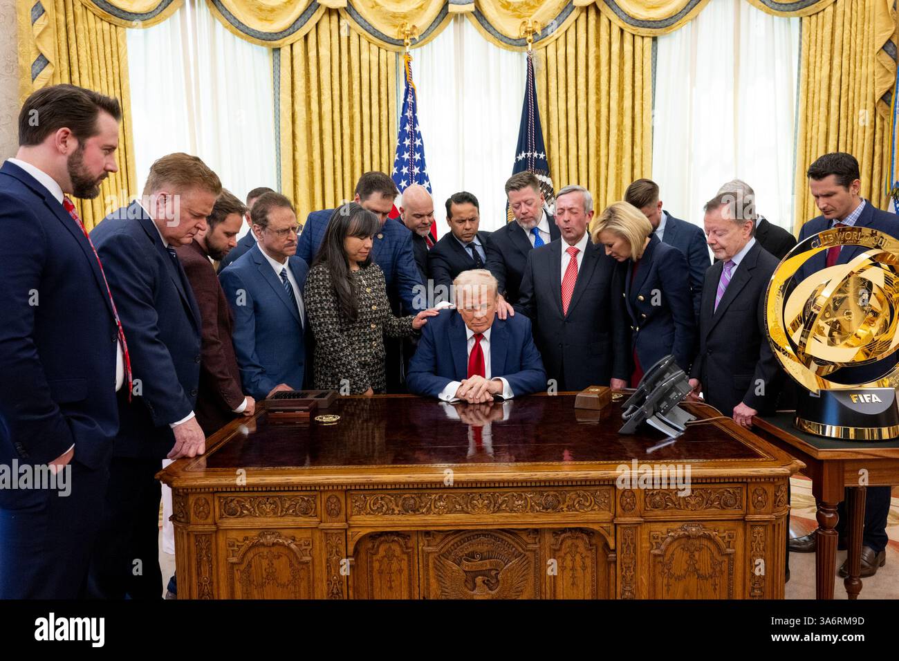 President Donald Trump meets with Faith Leaders from across the country ...