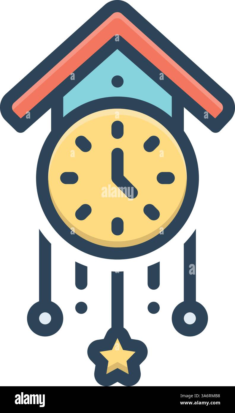 Icon for clock, pendulum Stock Vector Image & Art - Alamy