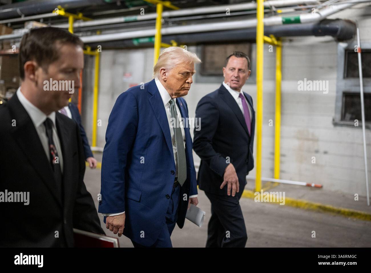 President Donald Trump participates in a Kennedy Center Board Meeting ...
