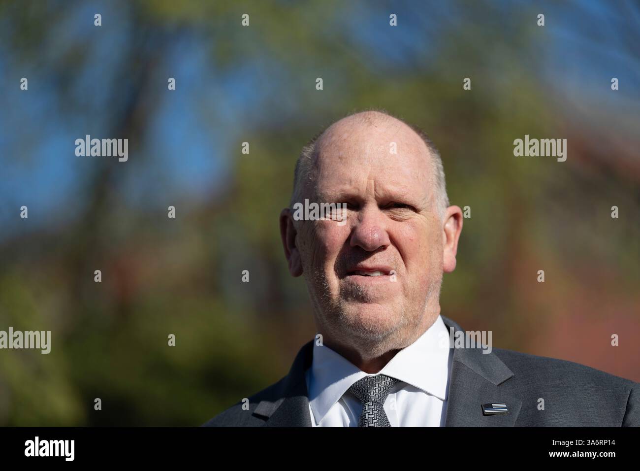 White House Border Czar Tom Homan speaks to the media at the White ...