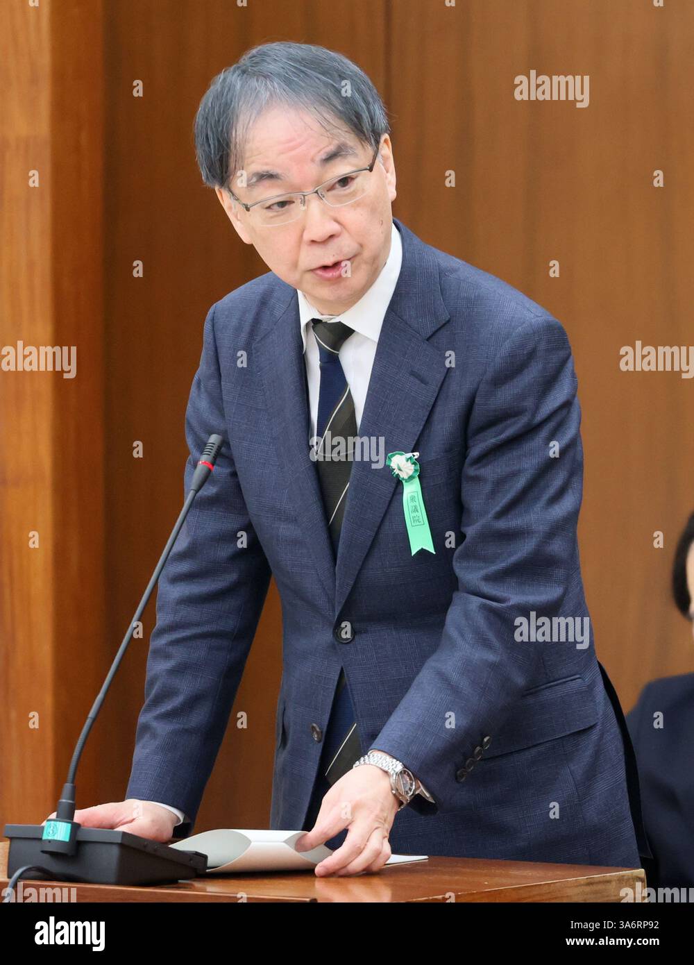 Tokyo, Japan. 26th Mar, 2025. Bank of Japan executive director Takeshi ...