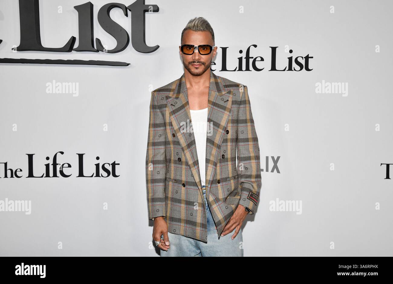 Jay Manuel attends the premiere of Netflix's "The Life List" at The ...