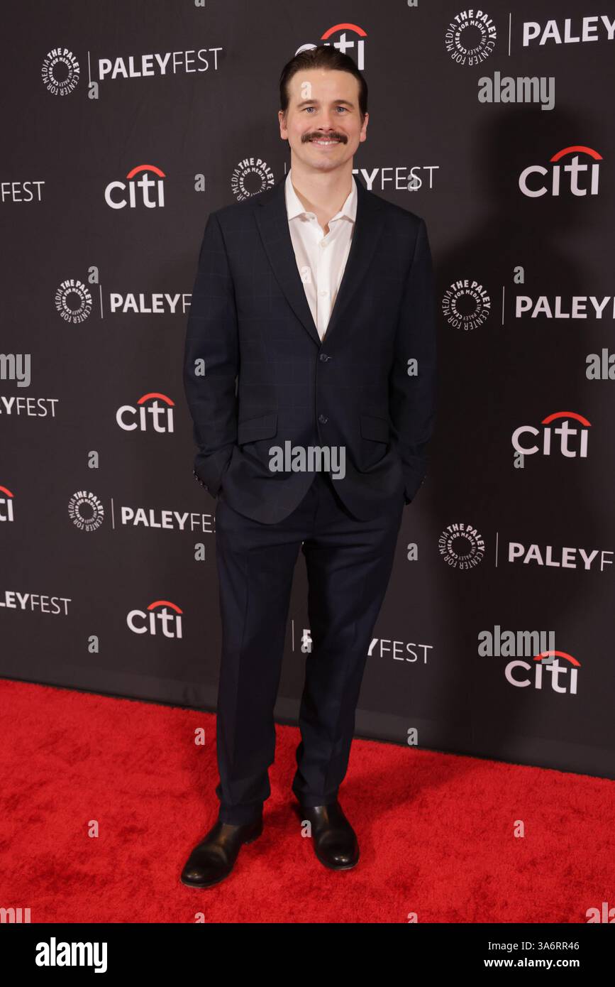 Jason Ritter attends 2025 PaleyFest LA - "Matlock" at Dolby Theatre on ...
