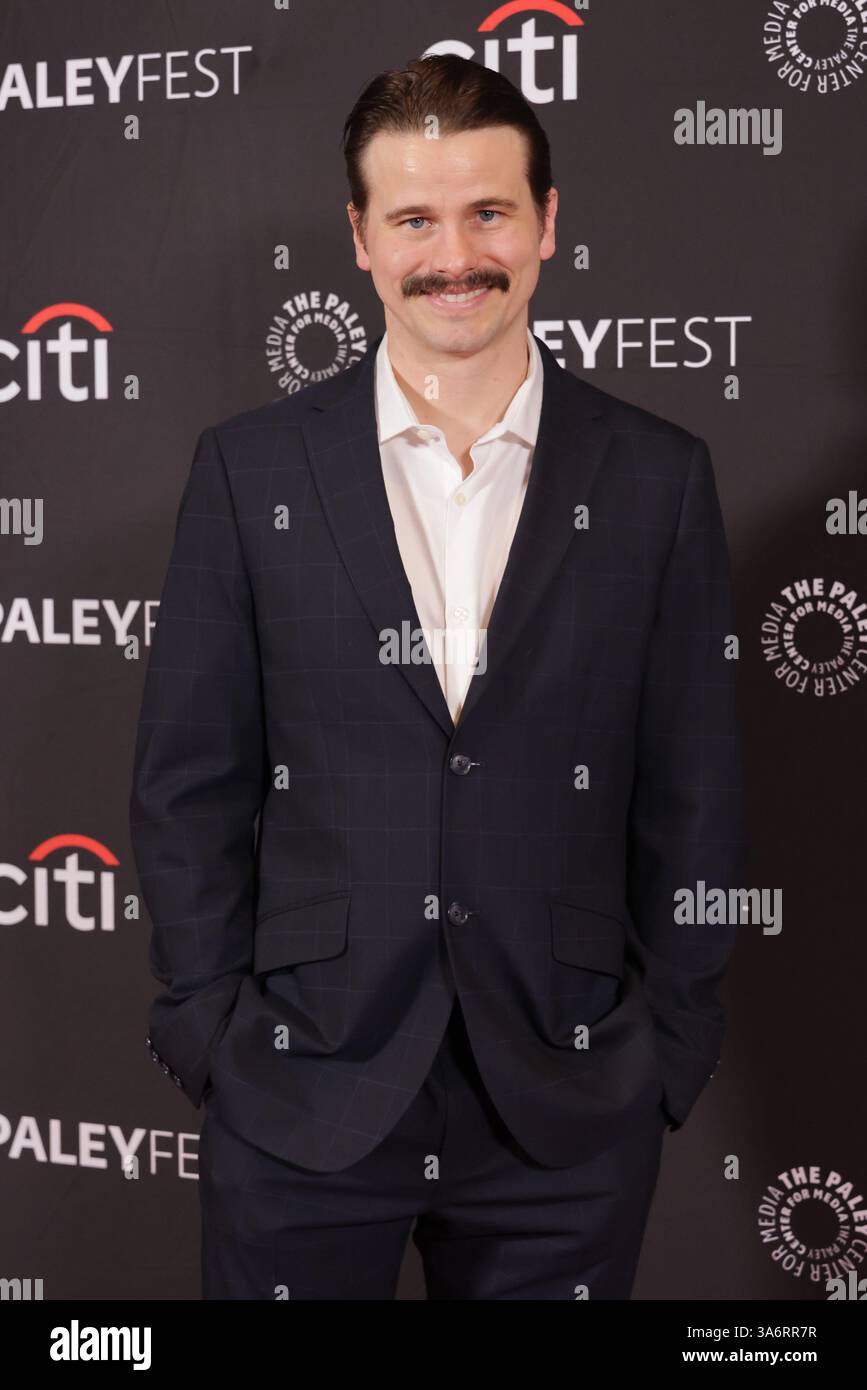 Jason Ritter attends 2025 PaleyFest LA - "Matlock" at Dolby Theatre on ...