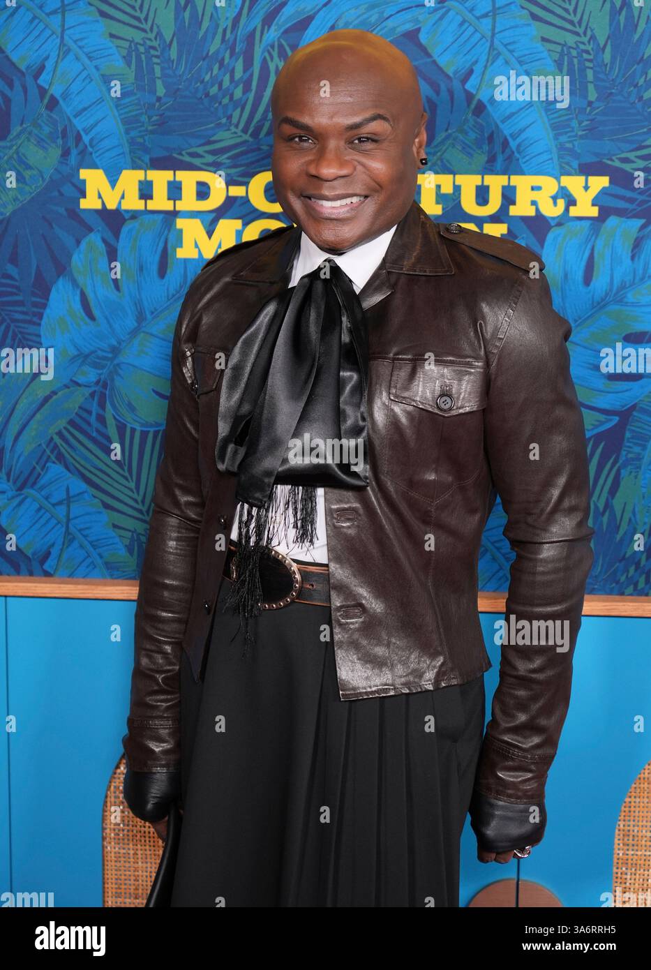 Nathan Lee Graham poses at the premiere of the Hulu series "Mid-Century ...