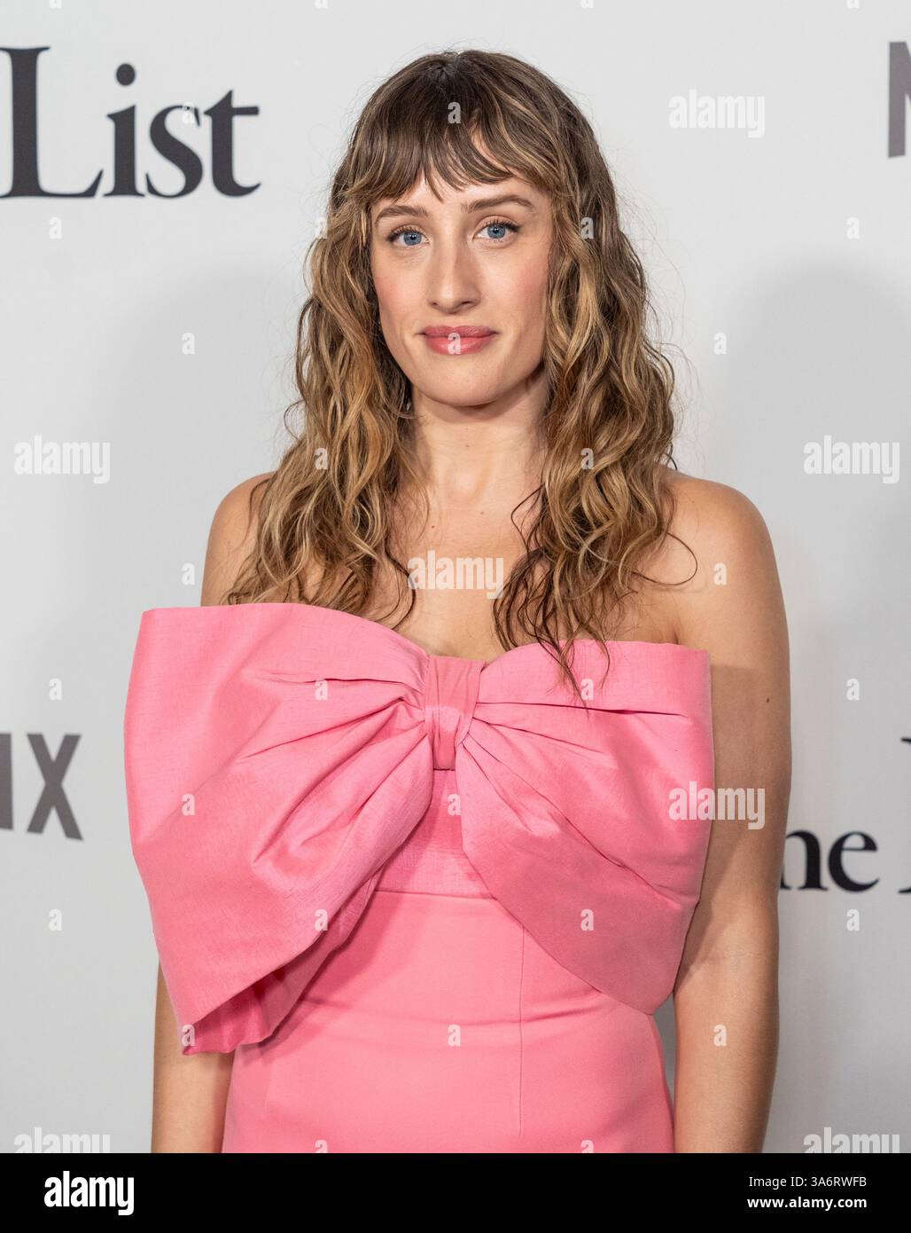 New York, NY, March 25, 2025: Rachel Zeiger-Haag attends premiere of ...