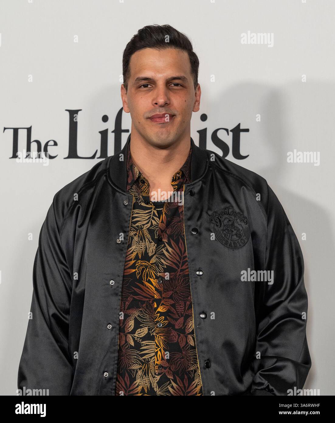 New York, NY, March 25, 2025: Chris Leoni attends premiere of Netflix 'The Life List' at The ...