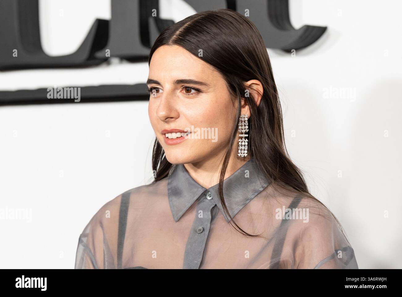 New York, NY, March 25, 2025: Marianne Rendon wearing dress by Frankie ...