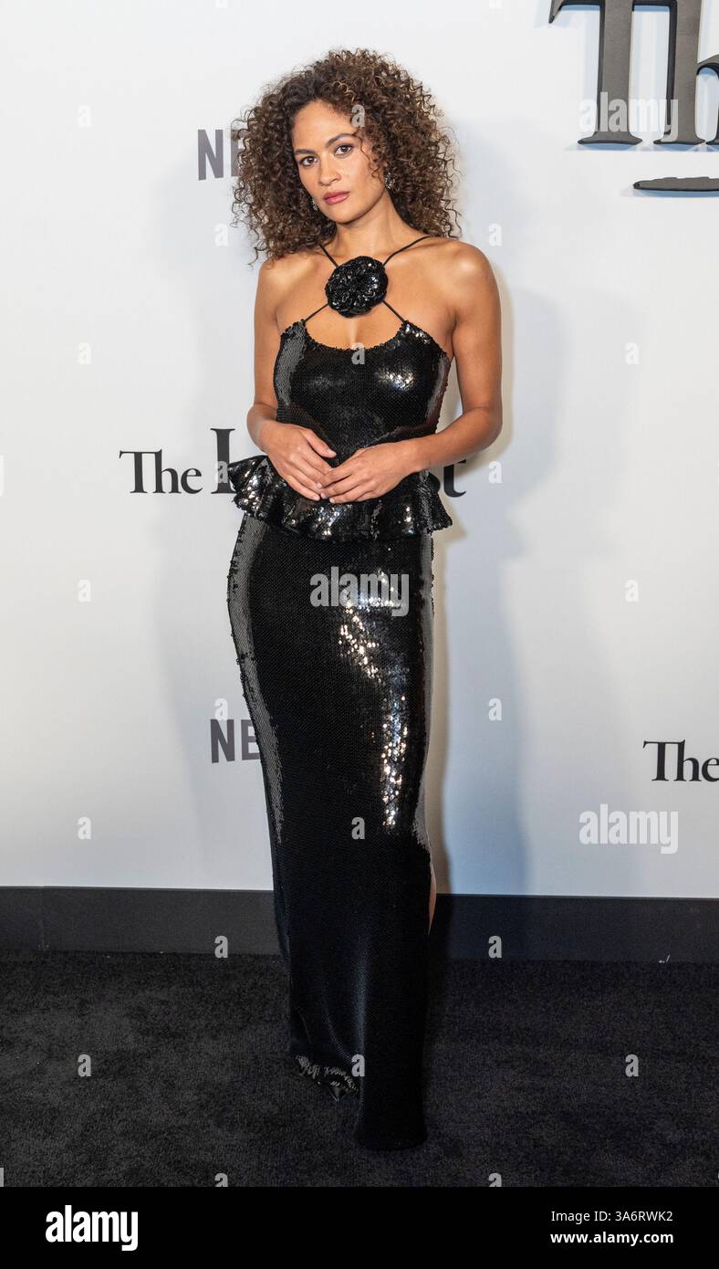 New York, NY, March 25, 2025: Maria Jung attends premiere of Netflix ...