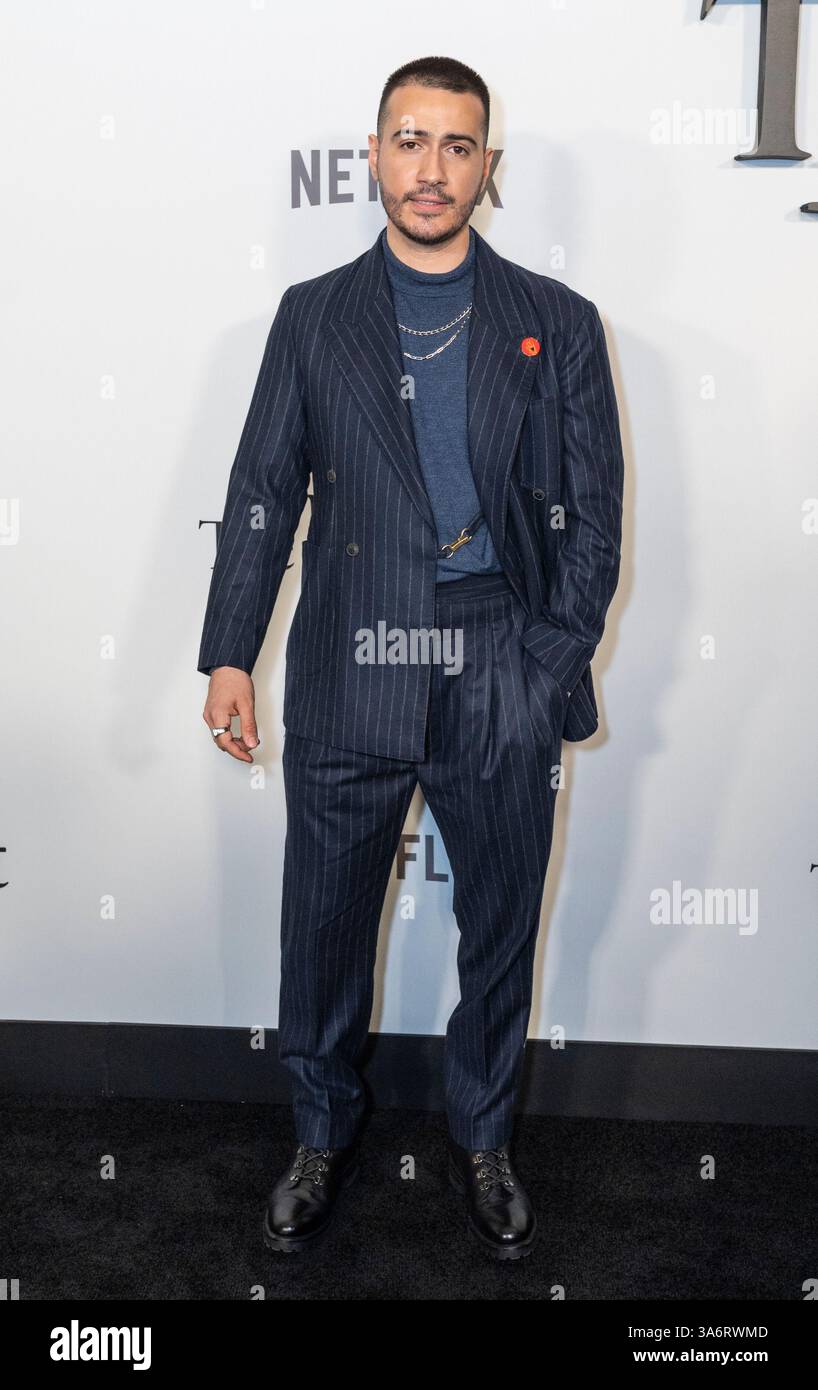 New York, NY, March 25, 2025: Dario Ladani Sanchez attends premiere of ...
