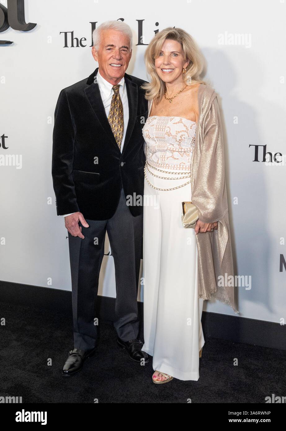 New York, NY, March 25, 2025: Lori Nelson Spielman (R) attends premiere ...