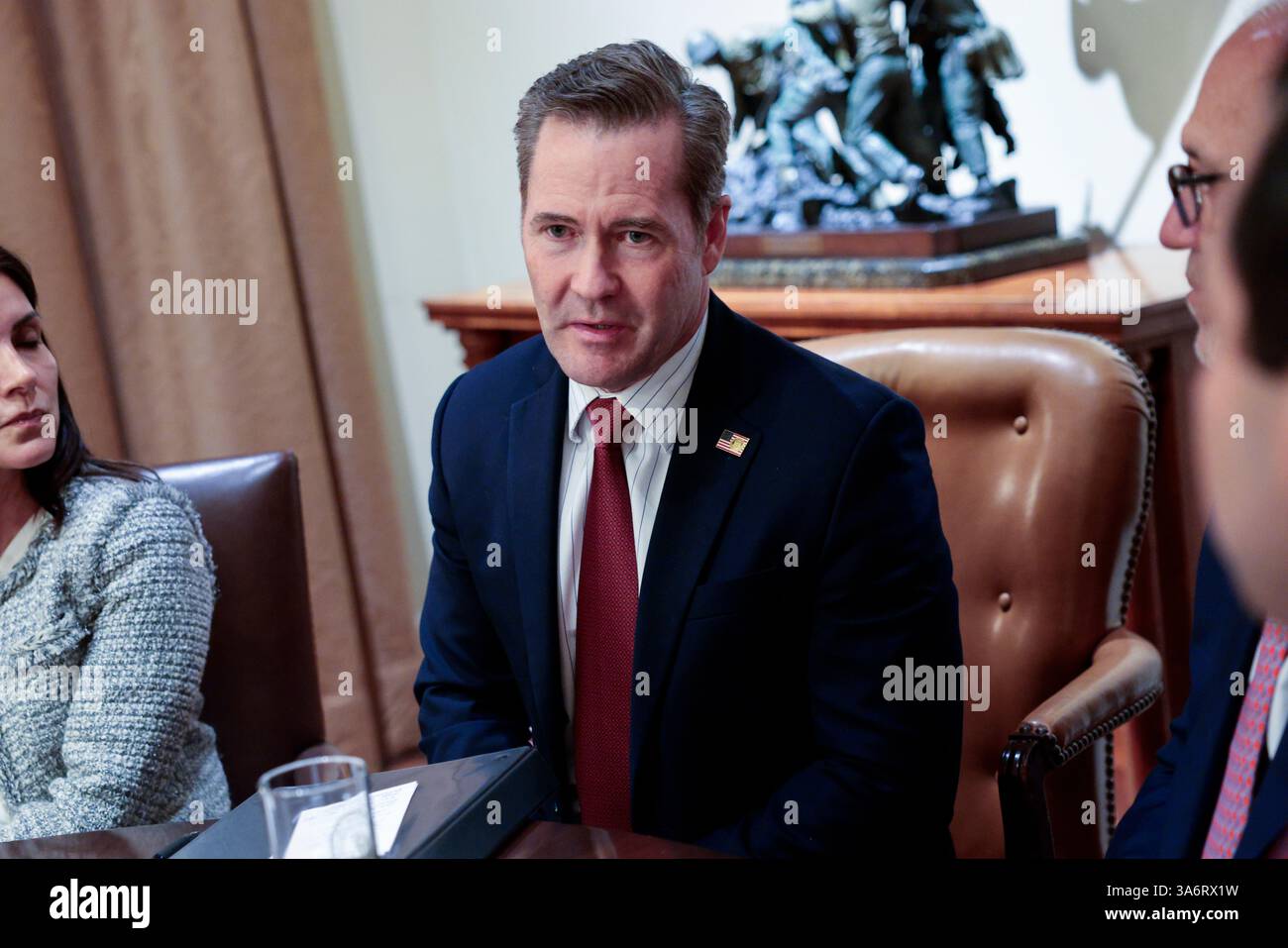 Trump cabinet meeting 2025 hi-res stock photography and images - Alamy