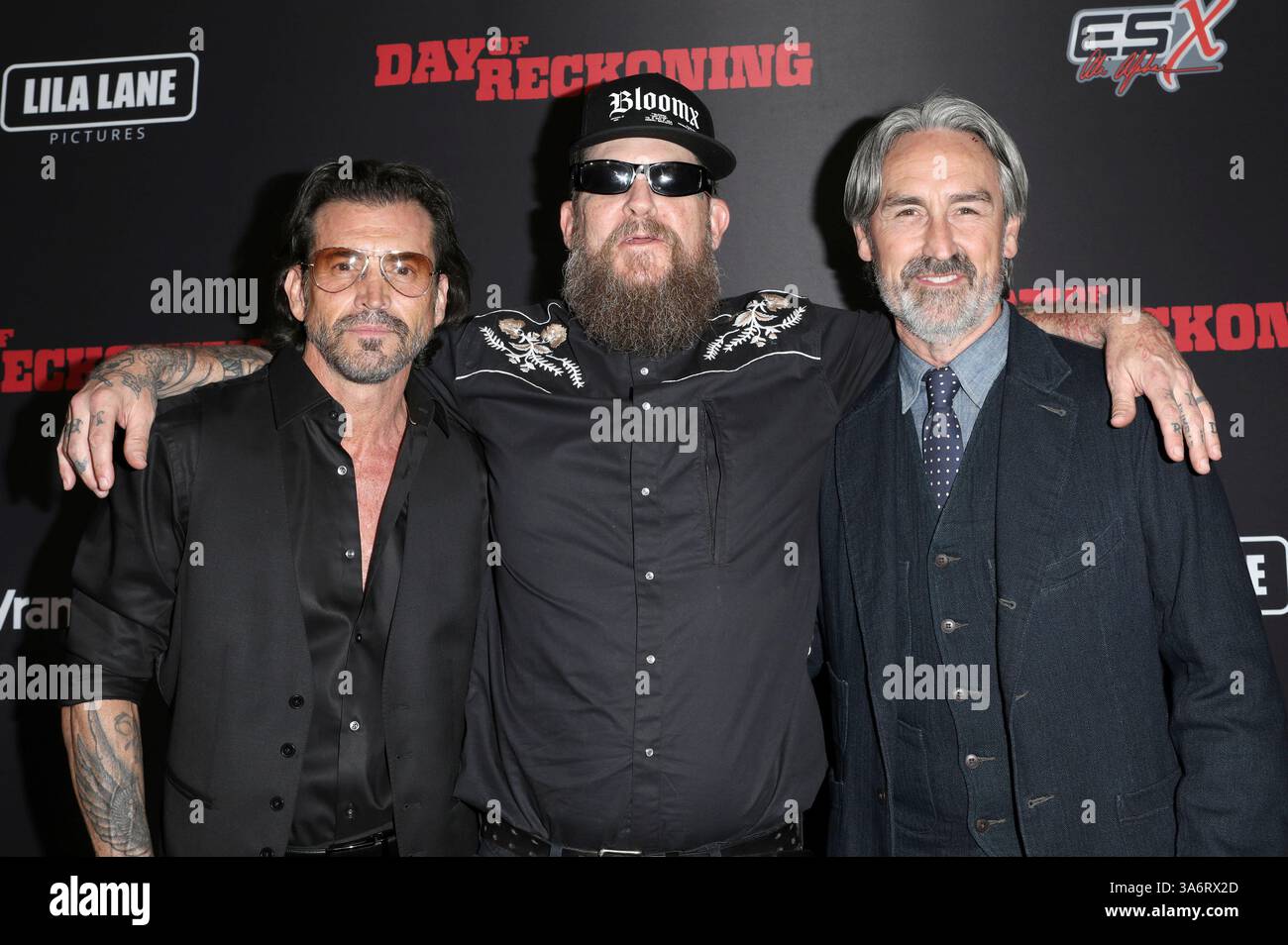 Shaun Silva, Keith Leman und Mike Wolfe bei der Premiere des Kinofilms ...