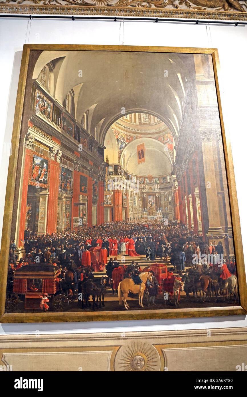 The Celebration of the Centenary of the Jesuit Order hanging in Palazzo ...